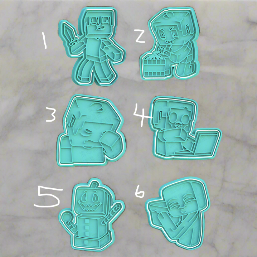 Block character stamps and cutter – The Sweet Cut