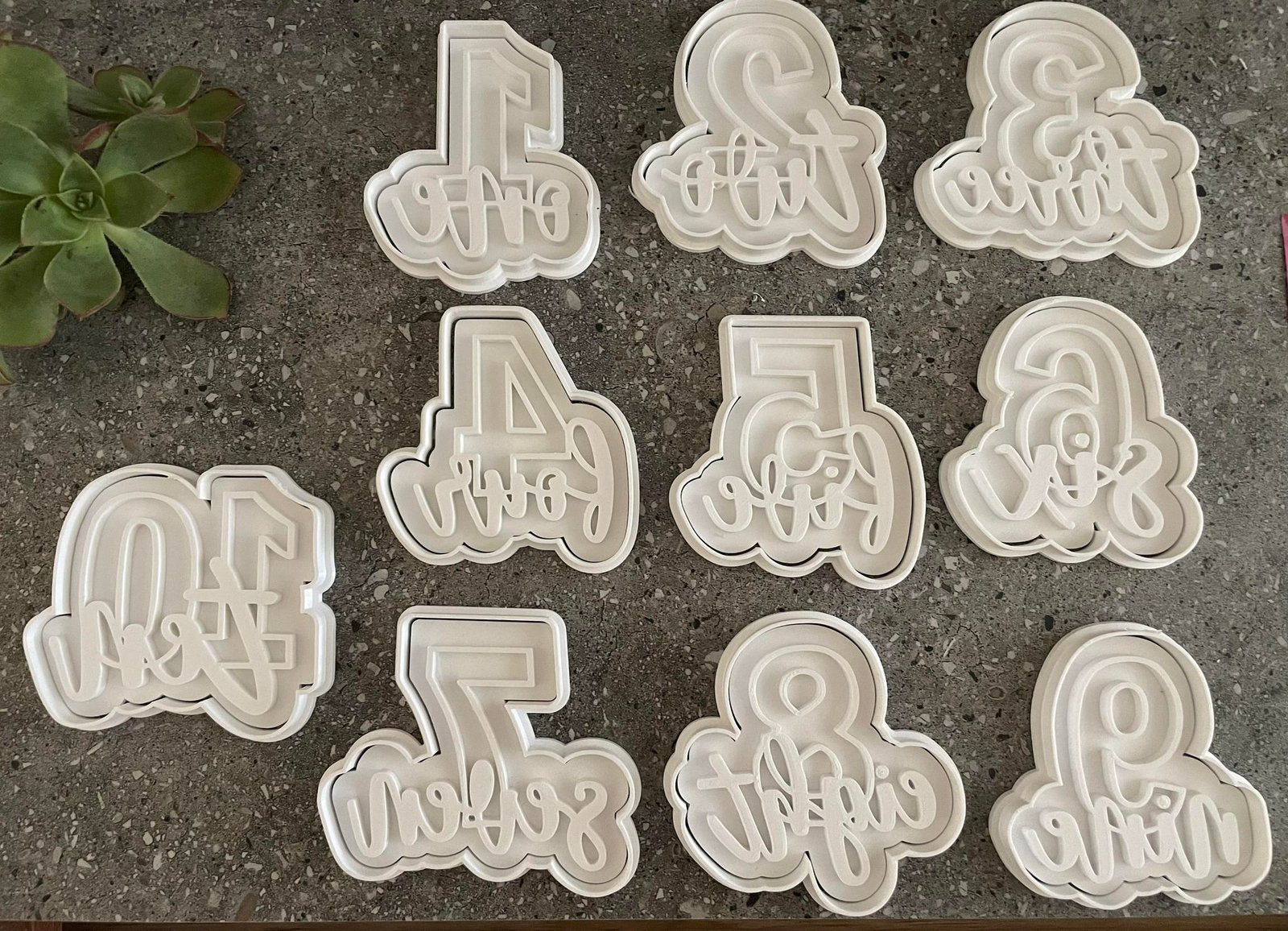 Number stamps & Cutters – The Sweet Cut