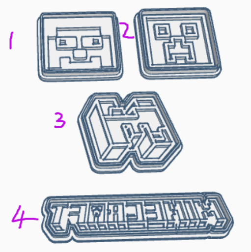 Block Square characters – The Sweet Cut